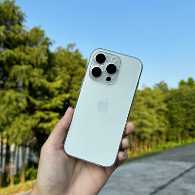 苹果16PRO手机壳软壳透明拉平键