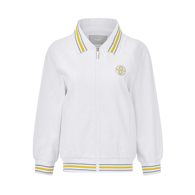 RARE威雅女装夏季白色七分袖短款休闲外套女RR2245162202