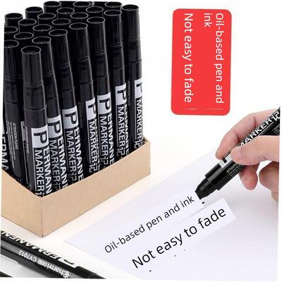permanent marker quick dry oil marking pen waterproof记号笔