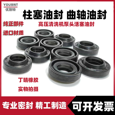 洗车机曲轴柱塞油封密封防油耐磨