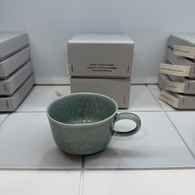 日本直邮满200包邮 小蓝瓶 blue bottle 限定款杯子 碟子
