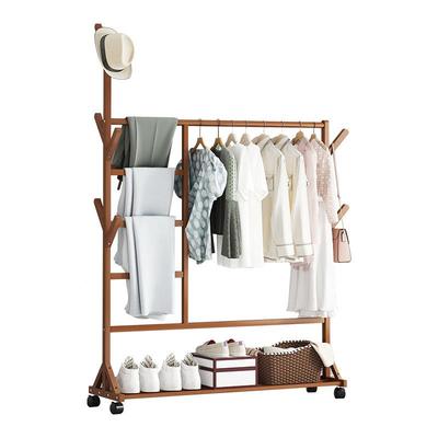 移动衣帽多功能挂衣架简约卧室服室内落架地衣架家用衣4544收纳可