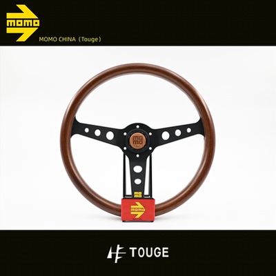MOMO桃木方向盘HL07 MOD07 HERITAGE WOOD 350mm