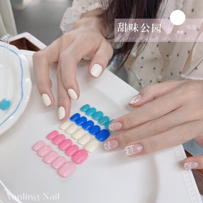 燕翎甲油胶甜味公园多巴胺美甲胶