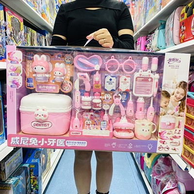 威妮兔牙医手提箱医生医具听诊器