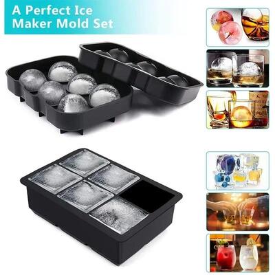 6-15 Square Ice Cube Mold Food-grade Ice Tray Mold DIY Ice B