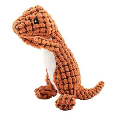 Indestructible Robust Dino Sounding Interactive Dog Toy