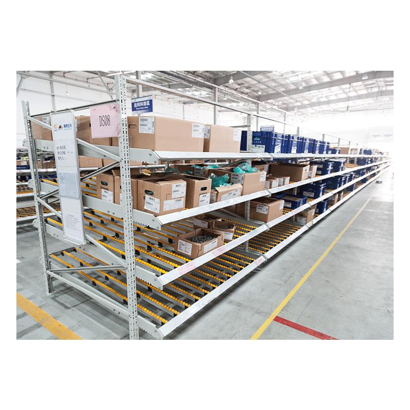 现货仓库流利式货架物料储物置物重型金属滑动流利式货架