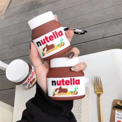 for Airpods Pro Case 3D Funny Nutella Style Case for Airpod