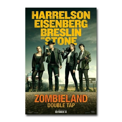 D0381 Zombieland Double Tap Movie Silk Fabric Poster Art De