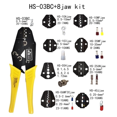 CrimPing PlierS HS-03BC ClamP oolS Set CaP/Coaxial CaBle e