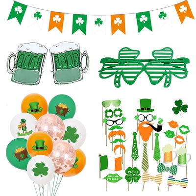 Irish St. Patricks Day Four leaf Clover Theme Party Bal