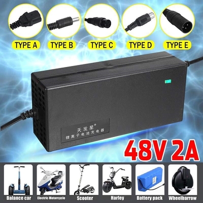 48V 2A Charger for Electric Bike Li-ion Battery Ebike Electr
