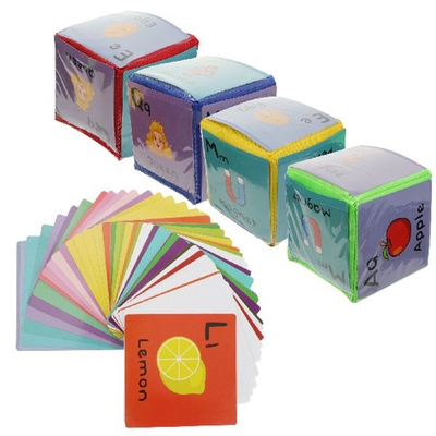 S Dice Cards Flash Educational Learning Alphabet Montessori