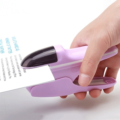 No Nails Mini Stapler Cute Book Stapleless Stapler Paper Sta