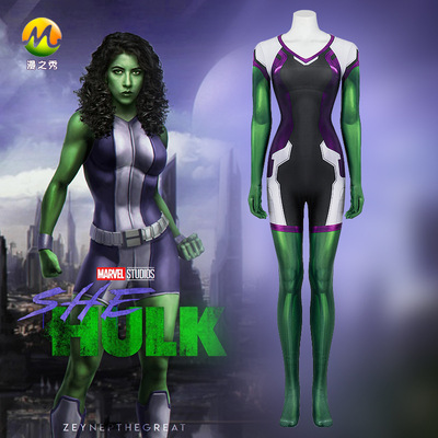 漫之秀女绿巨人女浩克cos服女漫威电影同款套装cosplay演出服