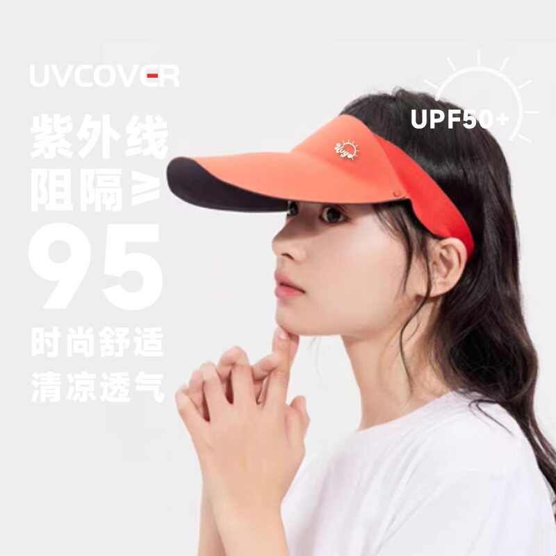 精选UVGO防晒随心帽春夏防紫外线男女户外运动跑步骑行鸭舌帽空顶