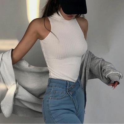 top tight wear girl hot sexy bottom sweater turtleneck red