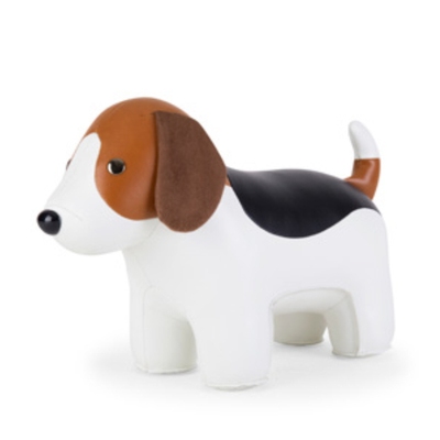 台湾zuny皮革文具 Beagle米格鲁比格犬猎兔犬书挡1kg 2kg摆件礼物