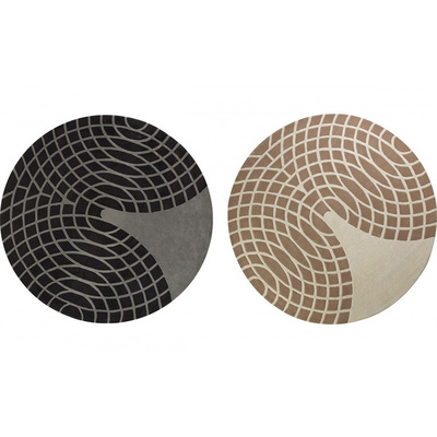 丹麦VerPan 羊毛手工圆形地毯 GRANDE RUG 创意设计进口