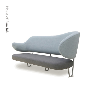 丹麦 Finn Juhl | Wall Sofa 墙壁沙发 大师设计 雕塑感