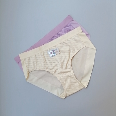 无痕速干女士内裤薄款中腰运动