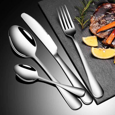 stainless steel Western tableware knives and forks