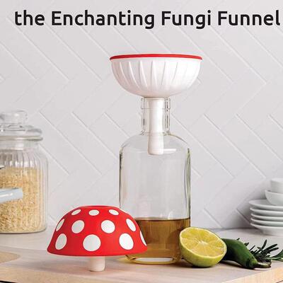 Mushroom funnels Mini Foldable Wine and Oil Kitchen Gadgets