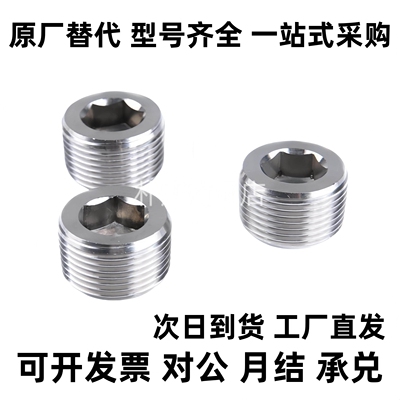 不锈钢带密封涂层型锥型沉头螺塞 堵头 MSWTSK J S 1 2 3 4 6 8