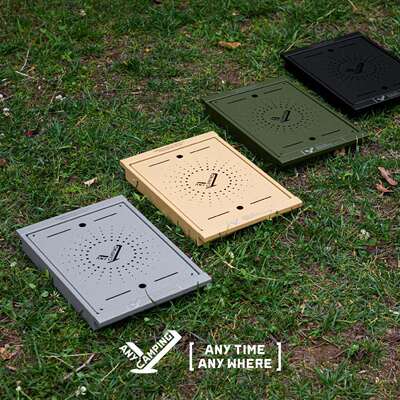 无界露营户外露营茶盘IGT茶盘喝茶茶盘野营繁星图案304不锈钢