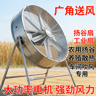 车间强力工业风扇通风农用扬谷扇