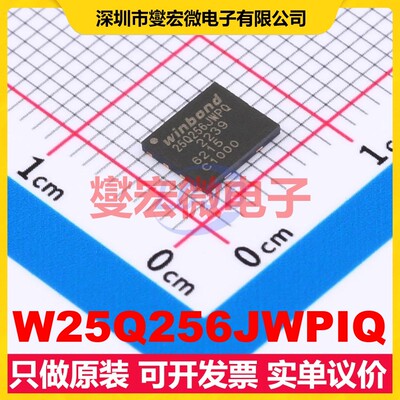 W25Q256JWPIQ WSON-8(5x6) 256Mbit NOR FLASH存储器芯片IC