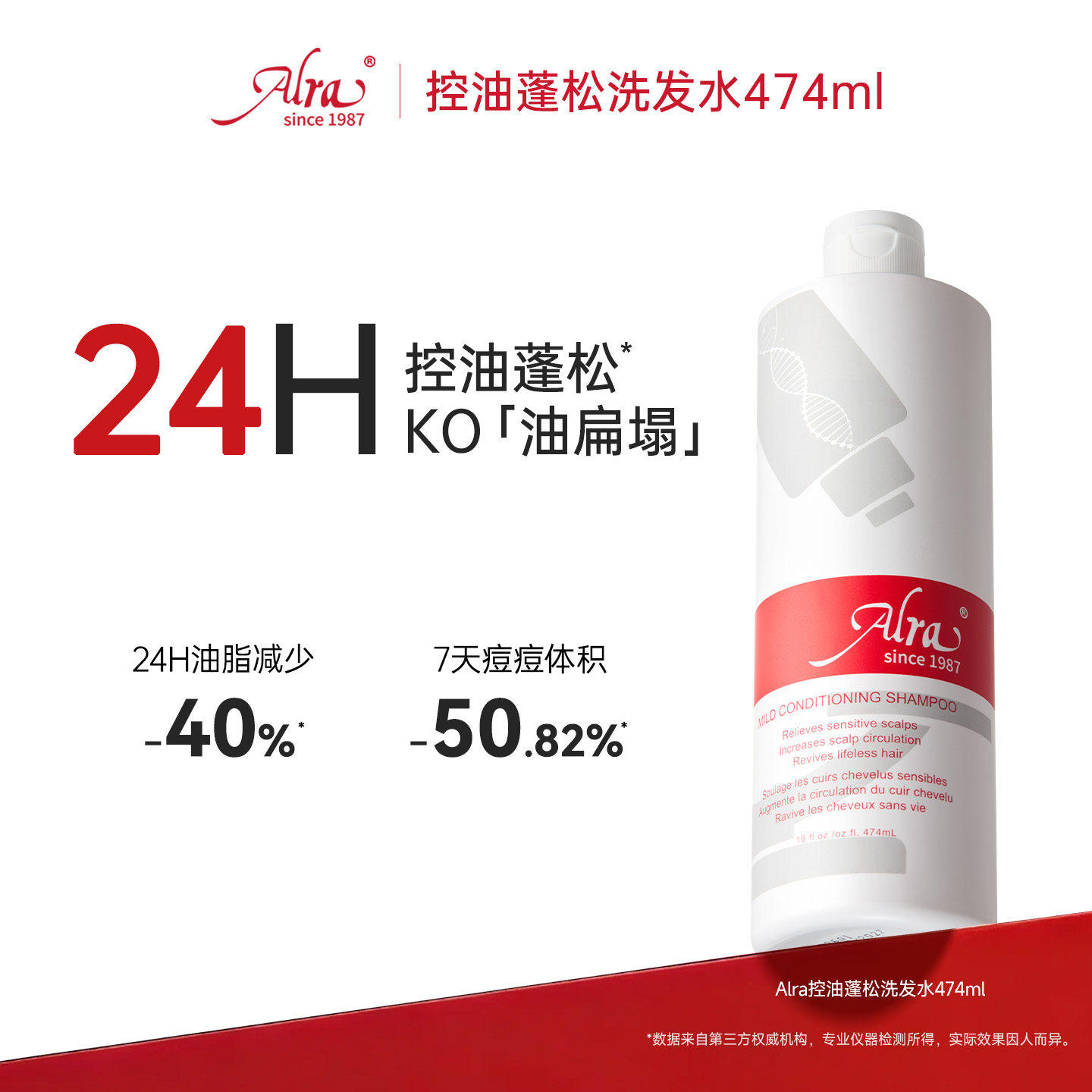 【达人专属】Alra洗发水控油蓬松清爽护发舒缓头皮敏感头皮适用