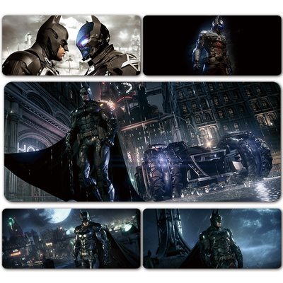 DC蝙蝠侠阿卡姆骑士哥谭游戏电影黑色帅气超大鼠标垫加厚