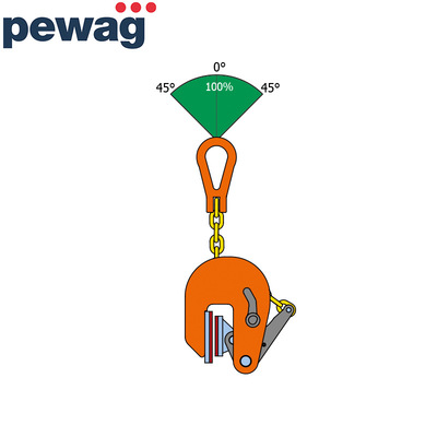 培瓦克（pewag）钢板钳 索具起重钳 钢板竖吊起重钳