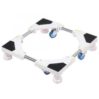 4 Feet with 4 niversal Wheels Washing Machine Base Stand Hol