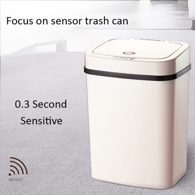 Touchless Trash Can Automatic Sensor Dustbin Battery ABS Pl