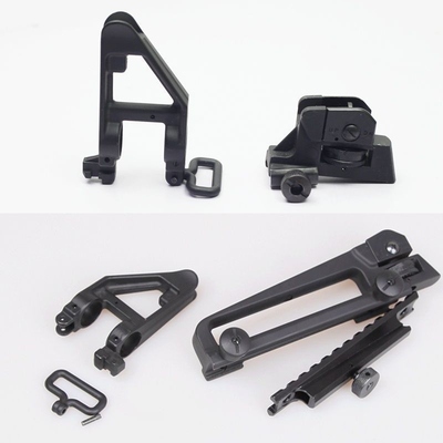 金属提拔三角苗后准星照门上导轨20软蛋枪4司骏马锦明马盖