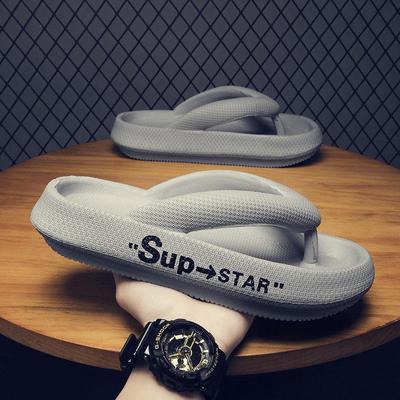 人字拖鞋男款春夏夹脚防滑运动外穿椰子踩屎感越南厚底凉拖鞋夏季