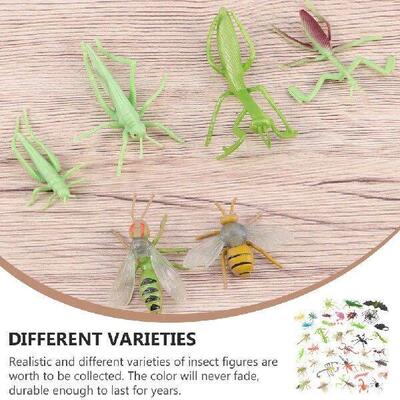 39 Pcs Insect Model Childrens Toys Figures Lifelike Bug