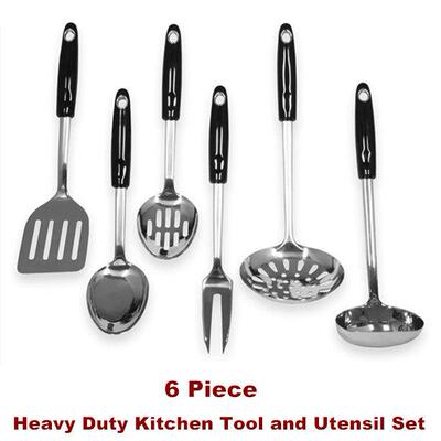 Turner Spatula Basting Spoon Meat Cooking Fork Skimmer