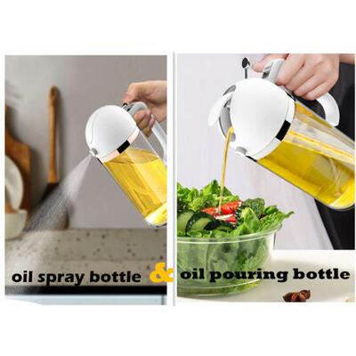 2 in 1 Olive Oil Sprayer and Oil Dispenser for Cooking