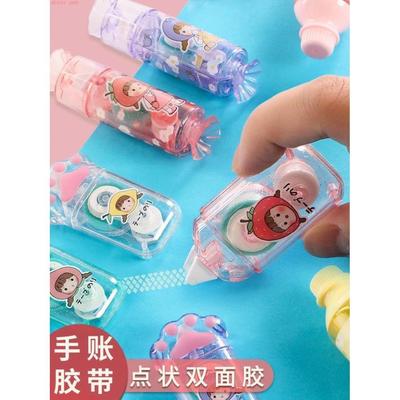 Creative Double Sided Adhesive Dots Stick Roller Glue Tape D