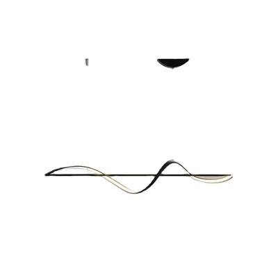 餐厅吊现灯代简约个性创意设计师台灯长条mx7039e饭厅灯极简ld餐