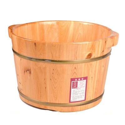 香柏木泡脚桶厂家直木销木泡SGS10101泡脚家用高深桶洗脚桶盆保温