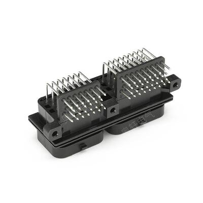 643728列8-5PAM安普系汽车防水连接器60芯弯针座电GZF脑板端接插