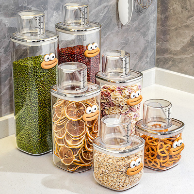 Airtight Kitchen Storage Jar Sealed Food Container Gra密封罐