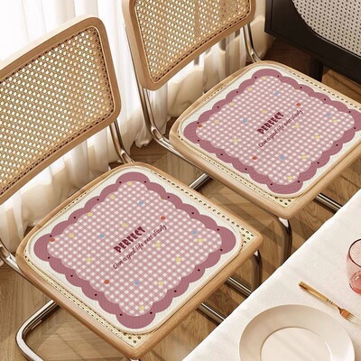 Fresh ice silk seat cushion provides a cool feeling in summer for office chairs, while ice breathable cushions are used
