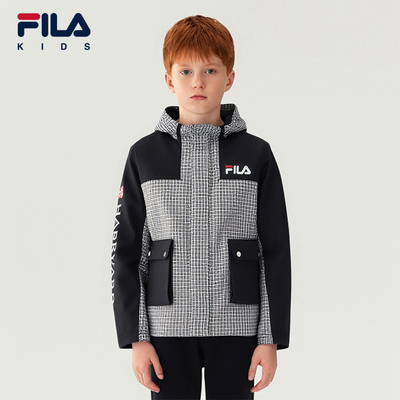 FILA斐乐男中大童学院风上衣