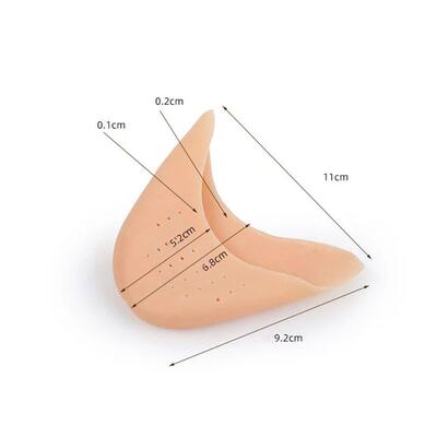 1-2pcs Silicone Toe Pads Toe Protector Shoes Soft Forefoot B